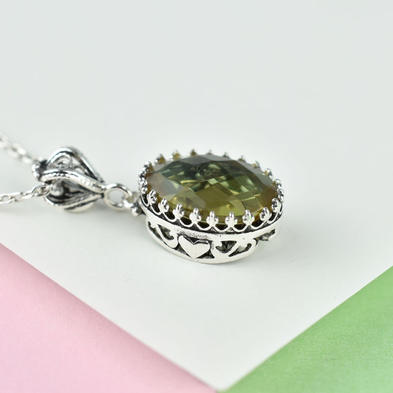 June Birthstone Alexandrite Gemstone 925 Sterling Silver Filigree Art ...