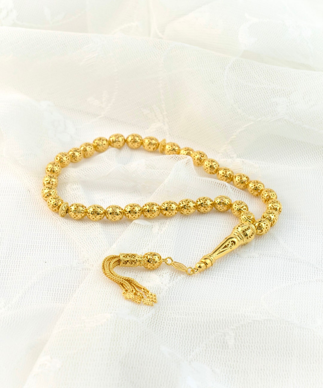 Gold Plated 925 Sterling Silver Handcrafted Filigree Art 33 Pieces ...