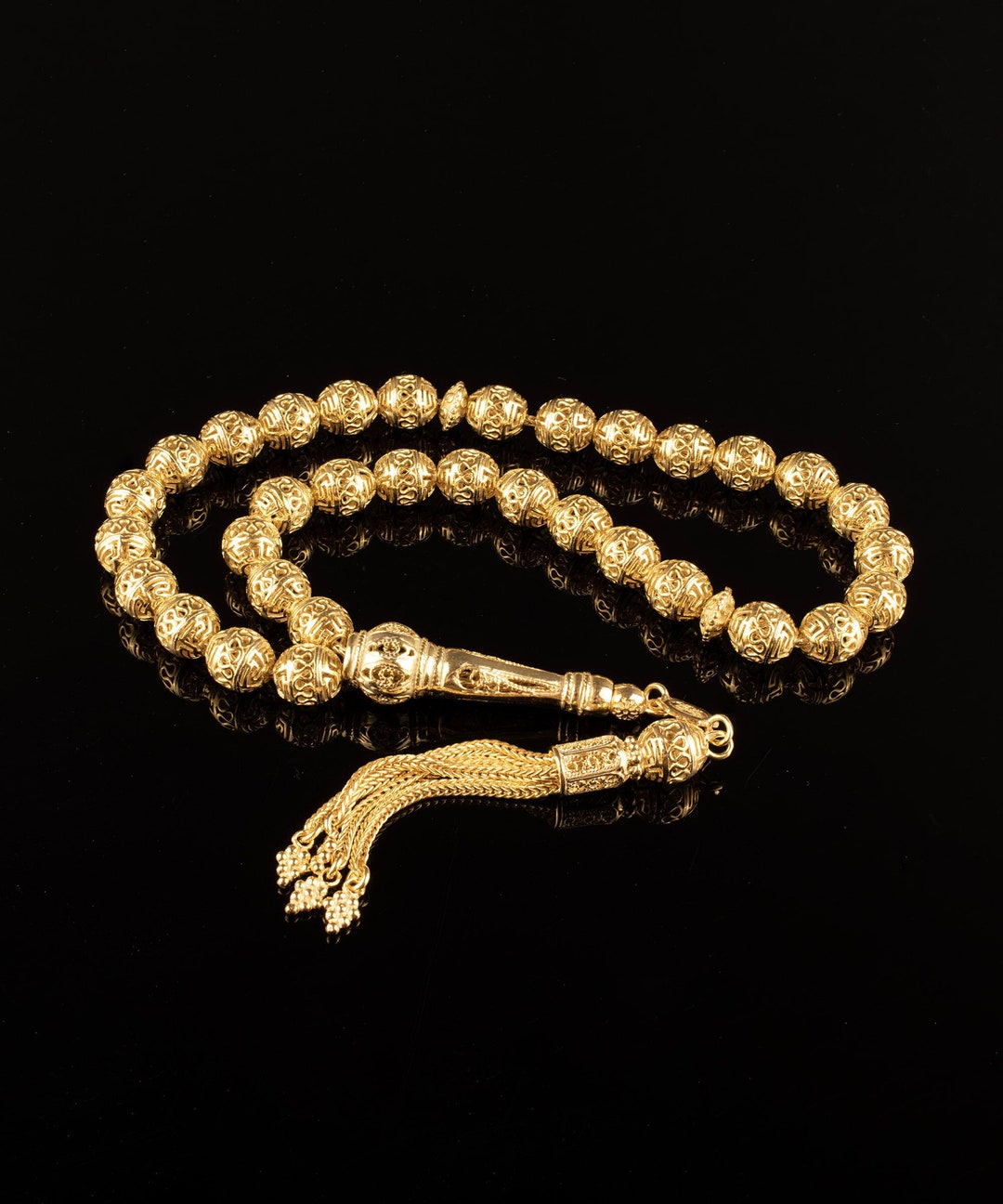 Filigree Art Gold Plated Sterling Silver Handcrafted Oval 33 Pieces ...