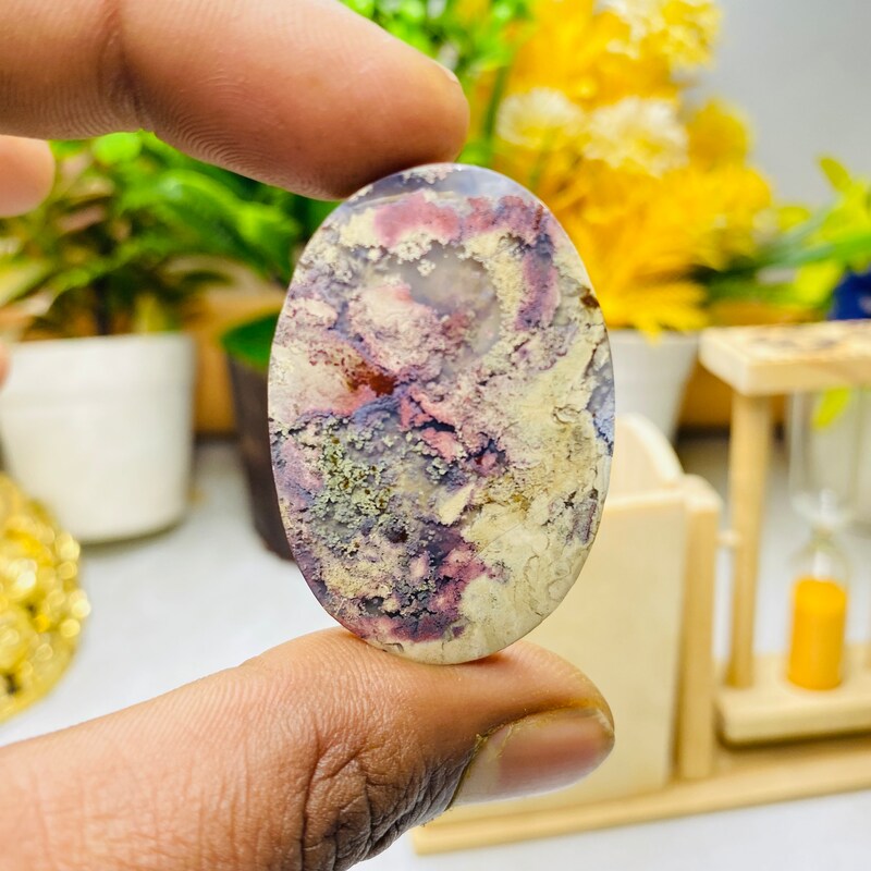 Moss Agate Cabochon - Etsy