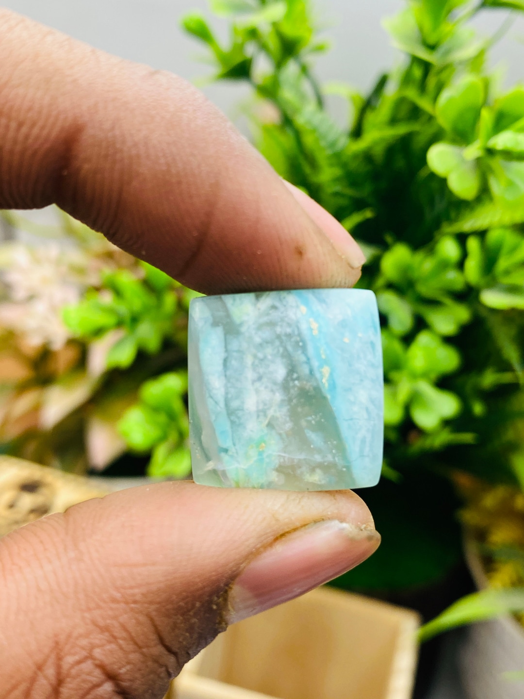 AAA+ Unique Beautiful Peru Opal 100 %natural Blue Peruvian Opal ...