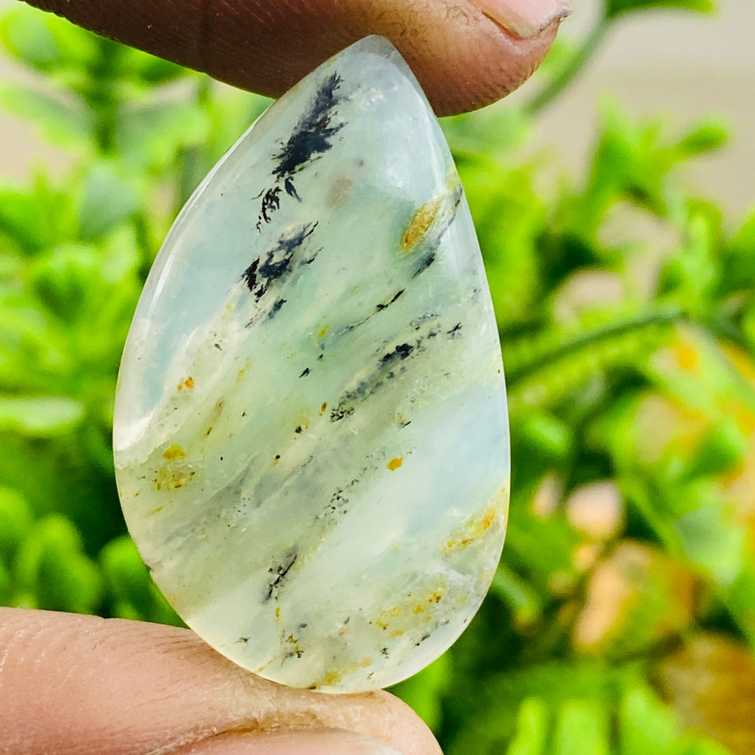 Aa+unique Desgine Peru Opal 100 % Natural Blue Peruvian Opal Gemstone ...