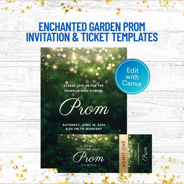 Enchanted Forest Prom Theme - Etsy