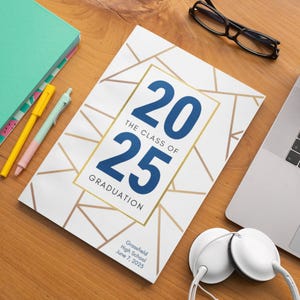 2025 Graduation Program Template, Graduation Ceremony Program, High ...