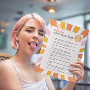 Senior Sunrise/sunset Photo Scavenger Hunt Template: Class of 2026 ...