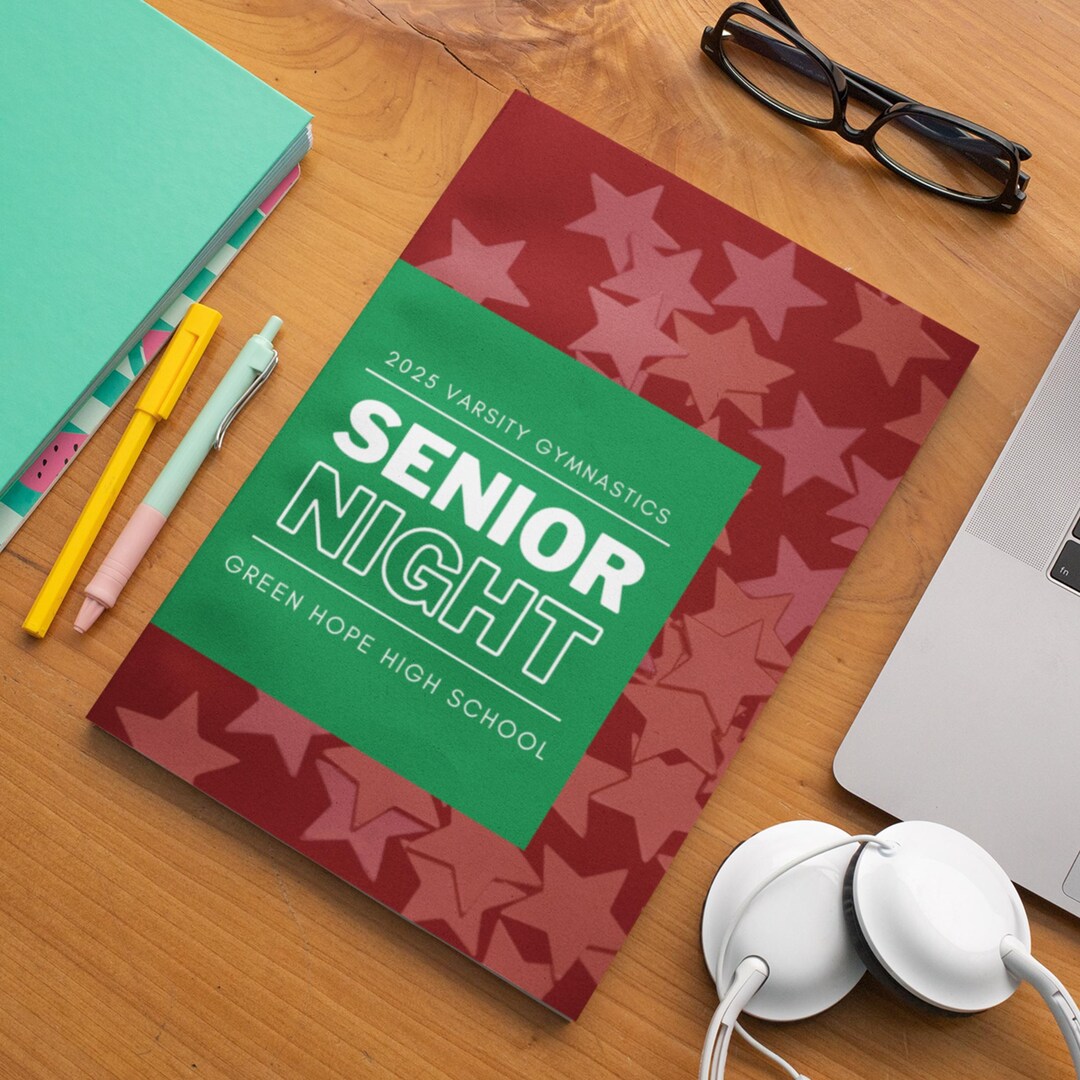 Senior Night Program Template, High School Sports (canva Digital) - Etsy