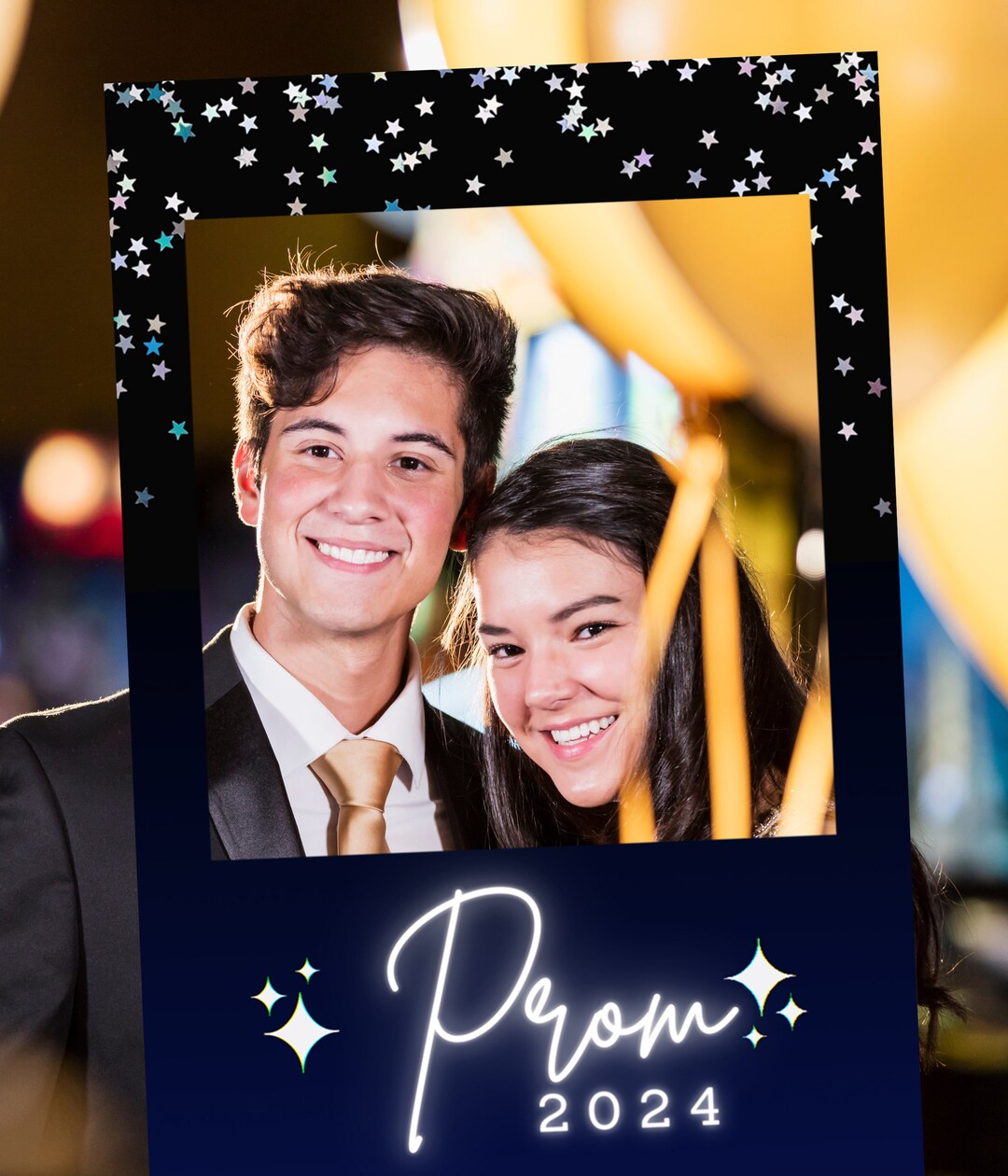 Prom 2024 Photo Booth Selfie Frame Starry Night Design - Etsy