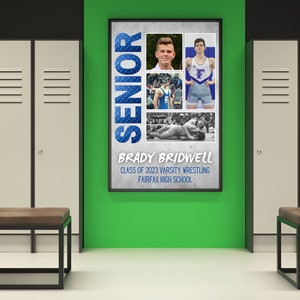 Senior Night Poster Template Any Sport High School Poster - Etsy