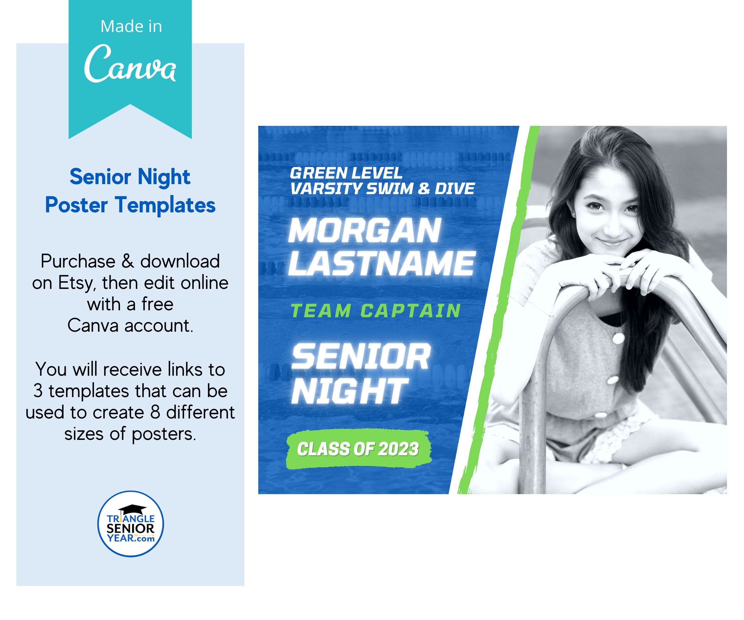 Swim Team Poster Template Swimming Poster Template Poster - Etsy Hong Kong