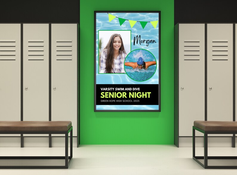 Swim Team Poster Template Swimming Poster Template Poster - Etsy