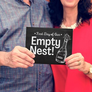 Empty Nest Sign, Empty Nest Photo Prop, Empty Nesters Picture Prop ...
