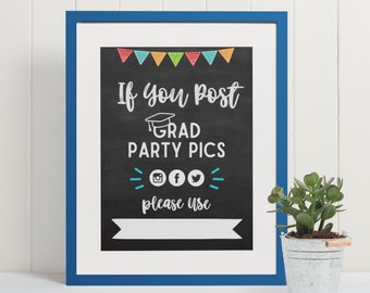 Grad Party Sign - Etsy