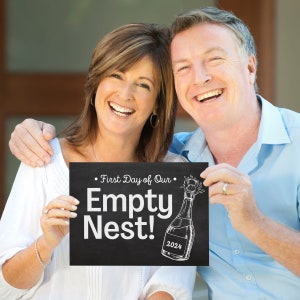 Empty Nest Sign, Empty Nest Photo Prop, Empty Nesters Picture Prop ...