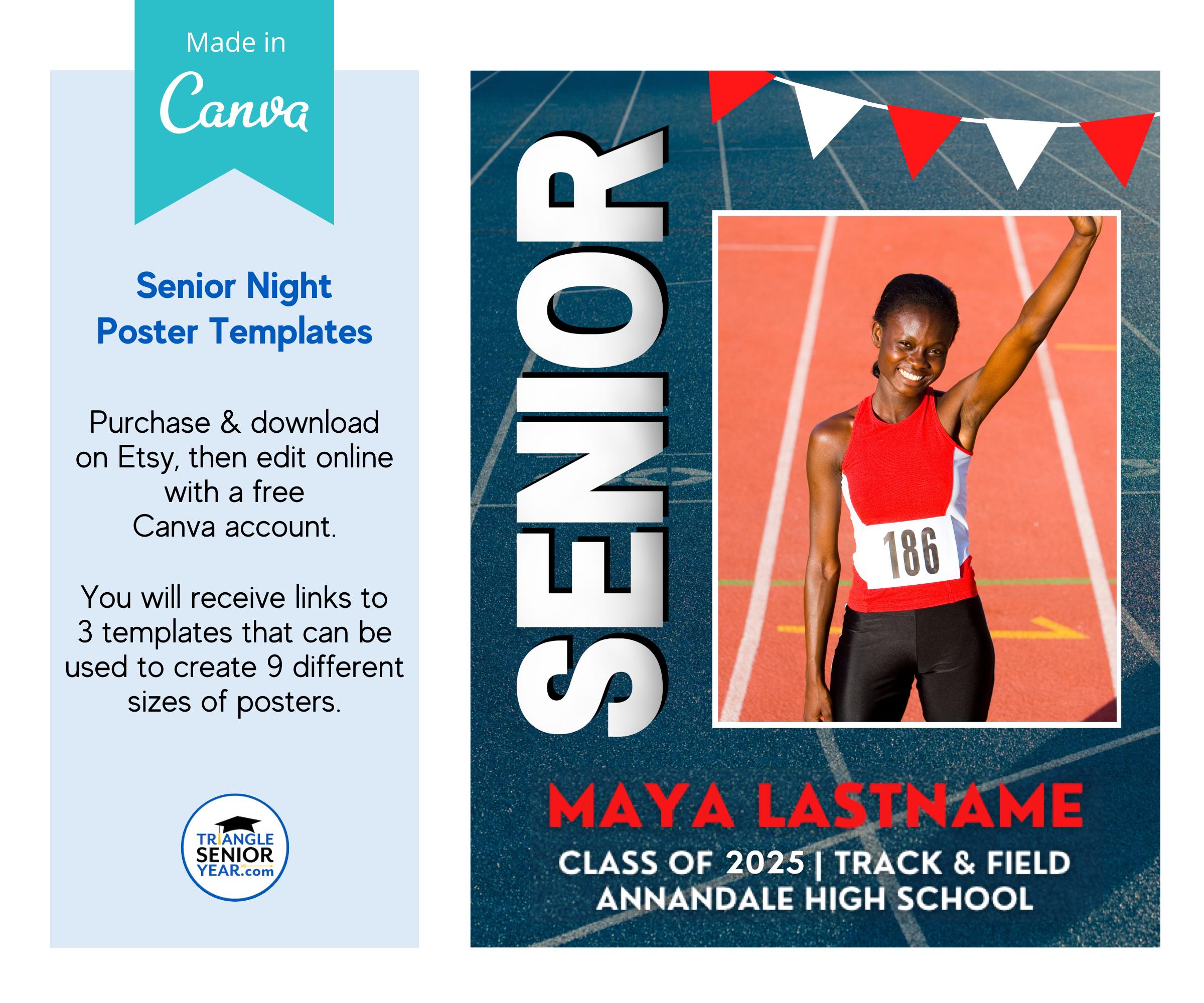 Track And Field Poster Ideas Personalized Sports Photo/Poster Print
