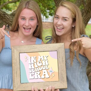 In My High School Era Sign, First Day of High School Photo Prop, First ...