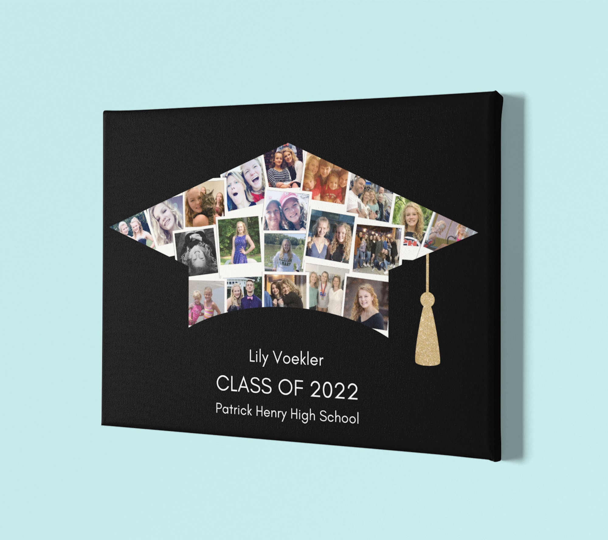 Graduation Photo Collage Template Graduation Gift Photo - Etsy