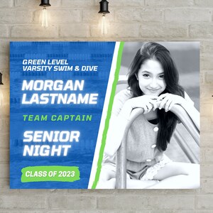 Swim Team Poster Template Swimming Poster Template Poster - Etsy