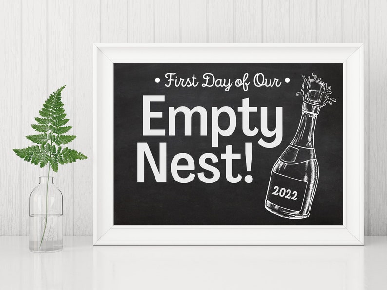 Empty Nest Sign Empty Nest Photo Prop Empty Nesters Picture - Etsy