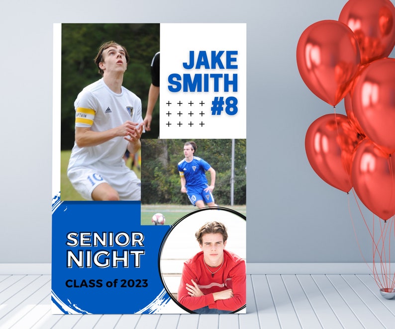 Senior Night Poster Template High School Senior Night Poster - Etsy