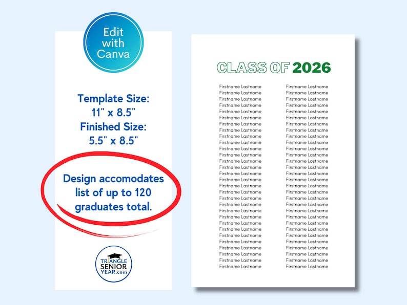 Graduation Ceremony Program Template: High School, Middle School ...