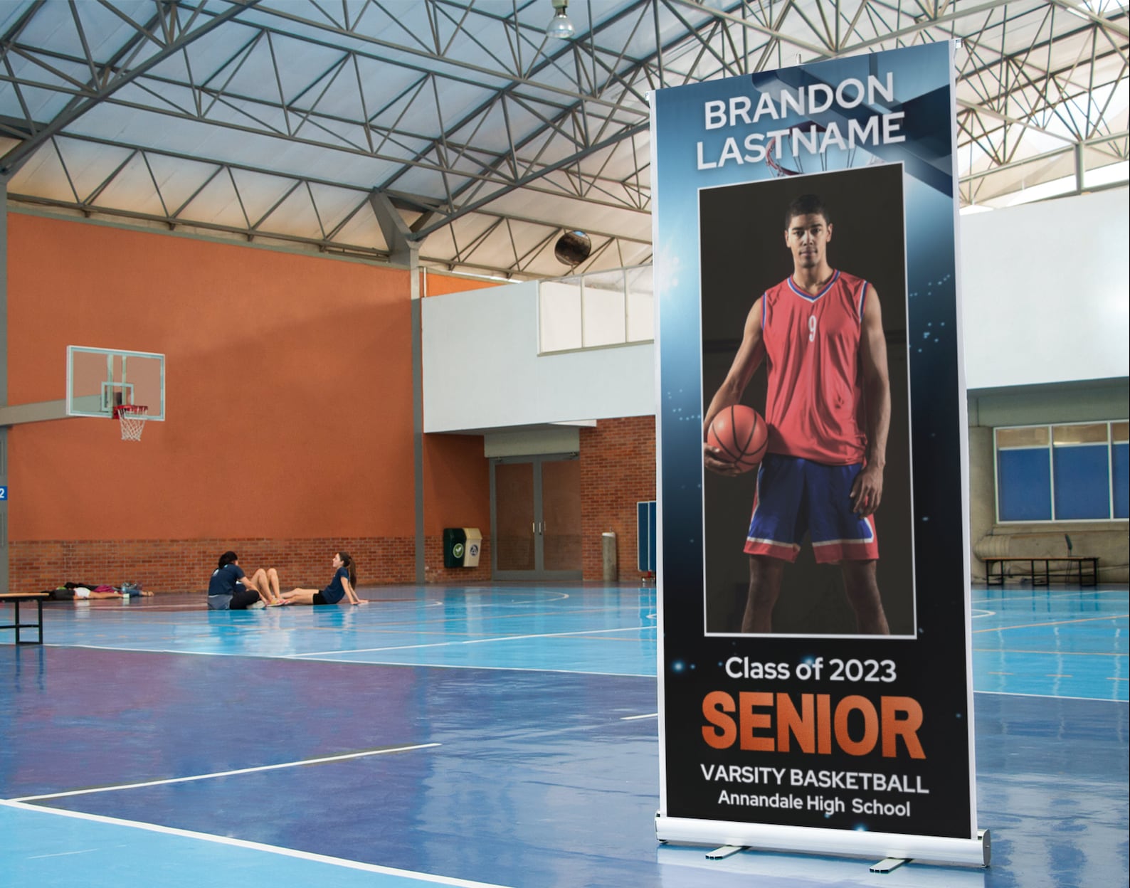 Senior Night Banner Template for Basketball 6-foot Banner - Etsy