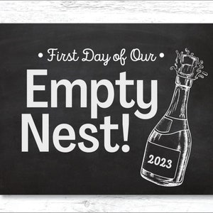 Empty Nest Sign Empty Nest Photo Prop Empty Nesters Picture - Etsy