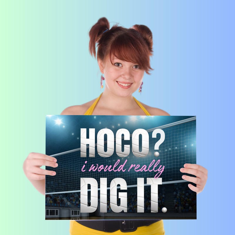 Volleyball Hoco Proposal - Etsy