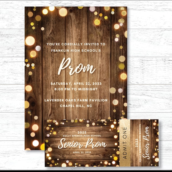 School Dance Ticket - Etsy Australia
