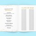 Graduation Program Template for the Class of 2023 Mid-year - Etsy