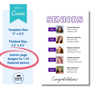 Program Template for Senior Night, Soccer Senior Night Program, Digital ...