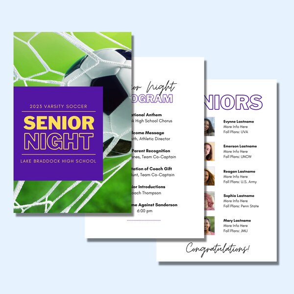 Senior Night - Etsy