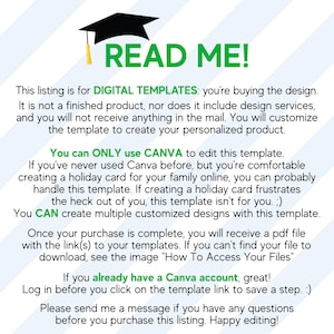 High School Yearbook Ad Templates, Senior Year Tribute Ad, Editable 1/8 ...