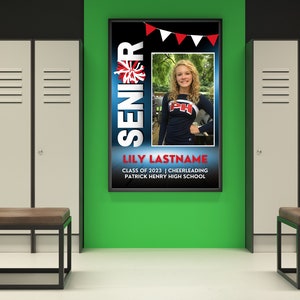 Senior Night Cheer Poster Template Cheerleading or Dance Team - Etsy