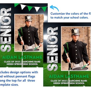 Marching Band Senior Night Poster Template: Customizable Canva Design ...