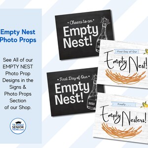 Empty Nest Sign Empty Nest Photo Prop Empty Nesters Picture - Etsy