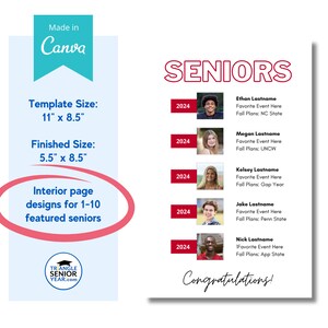 Track and Field Senior Night Program Template, Program Template for ...