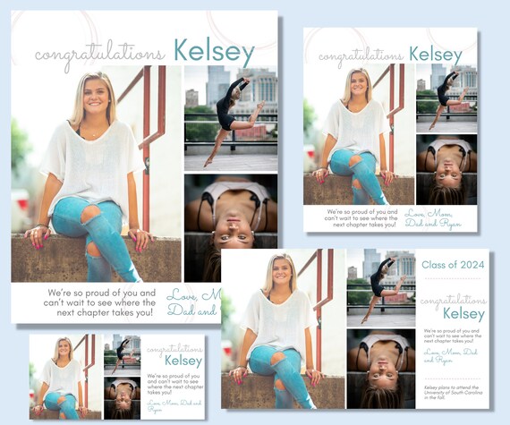 Senior Page Templates Yearbook