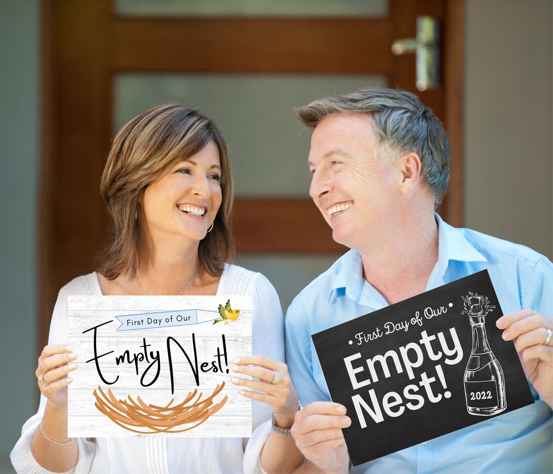 Empty Nest Sign Empty Nest Photo Prop Empty Nesters Picture - Etsy