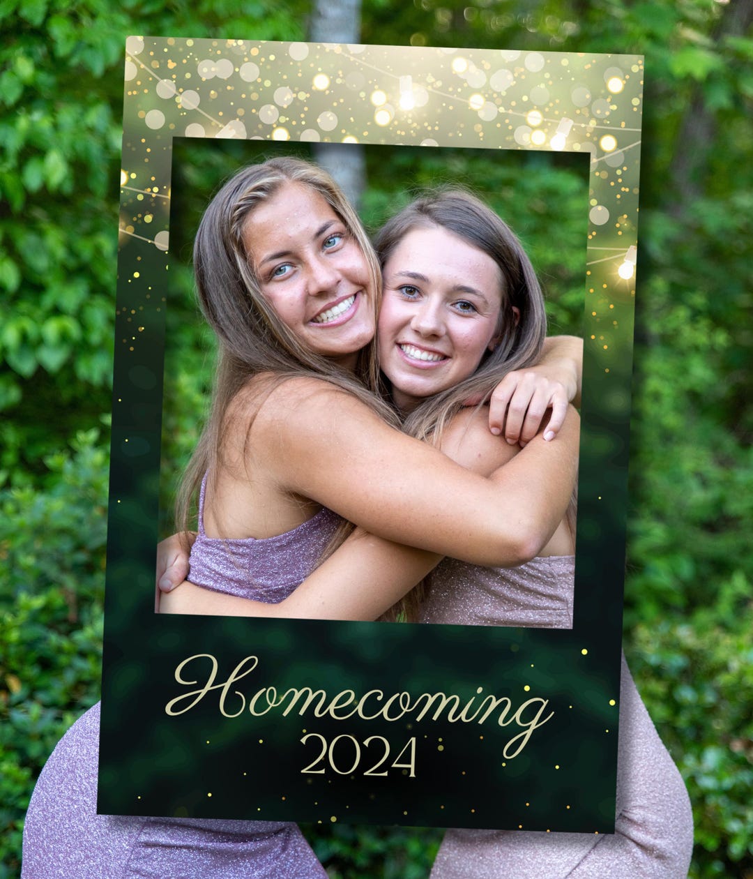 Enchanted Garden Hoco Photo Booth Frame, High School Homecoming 2024 - Etsy