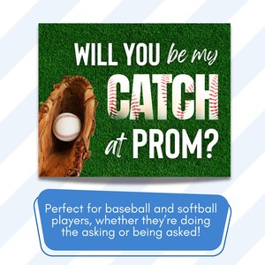 Prom Proposal Idea for Baseball and Softball Players, Baseball ...