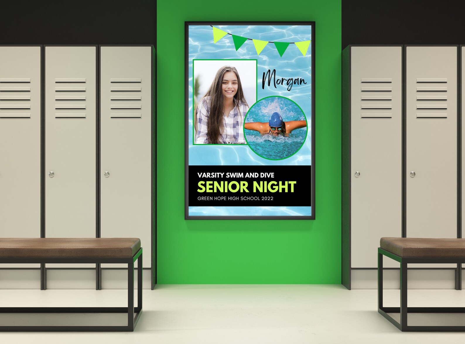 Swim Team Poster Template Swimming Poster Template Poster - Etsy UK