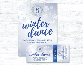 Winter Formal Dance Ticket - Etsy