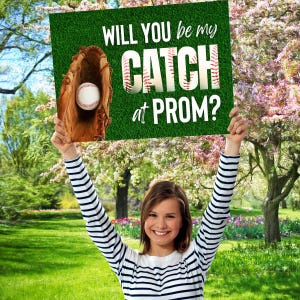 Prom Proposal Idea for Baseball and Softball Players, Baseball ...