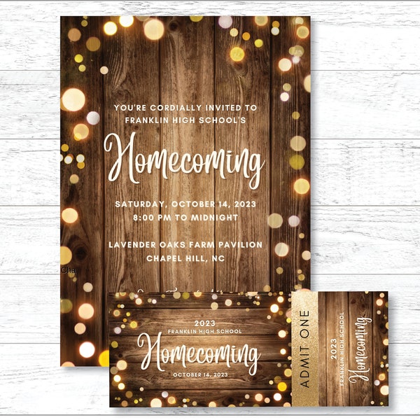 Rustic Invitation - Etsy