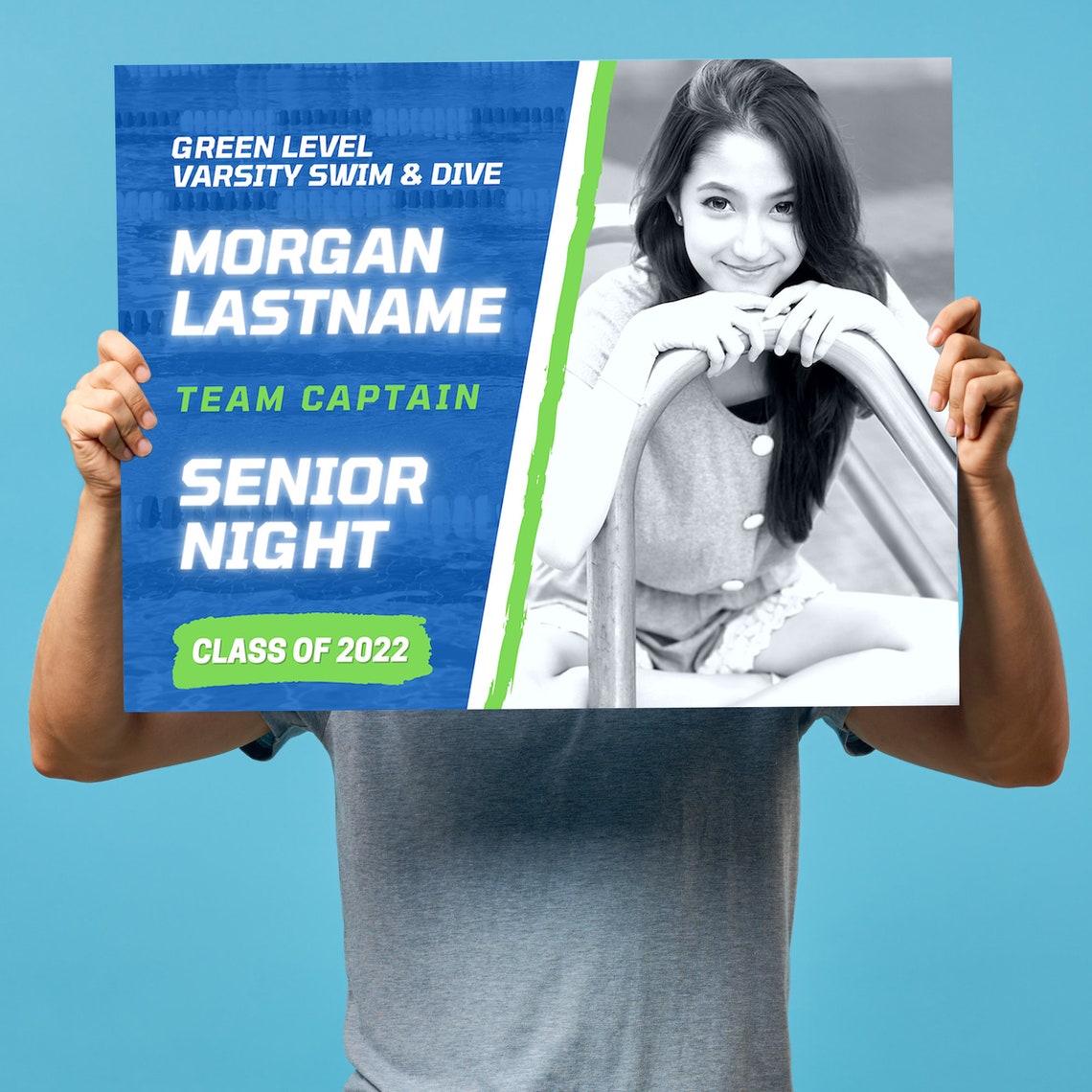 Swim Team Poster Template Swimming Poster Template Poster - Etsy
