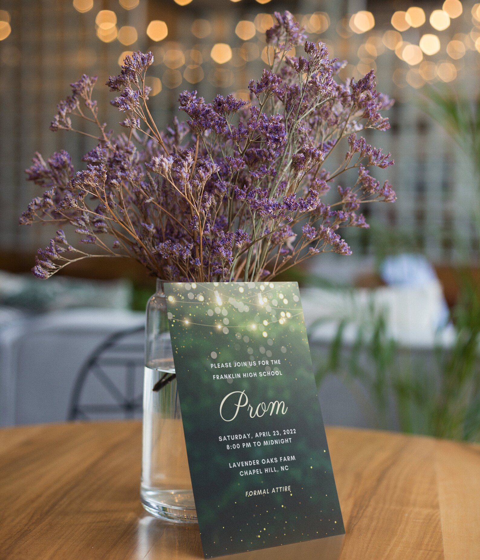 Enchanted Invitation and Ticket Templates for Prom Hoco or - Etsy