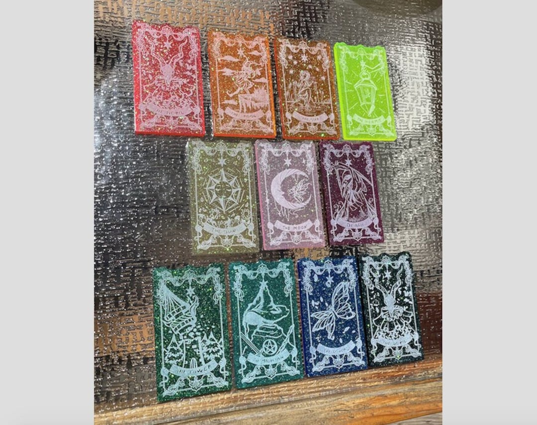 Hand Made Resin Tarot Cards - Etsy
