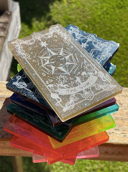 Hand Made Resin Tarot Cards - Etsy