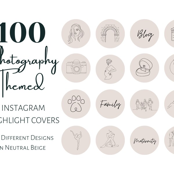 Highlight Covers - Etsy