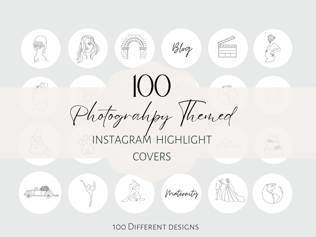 Photography Highlight Cover Photography Highlight Icons Photography ...